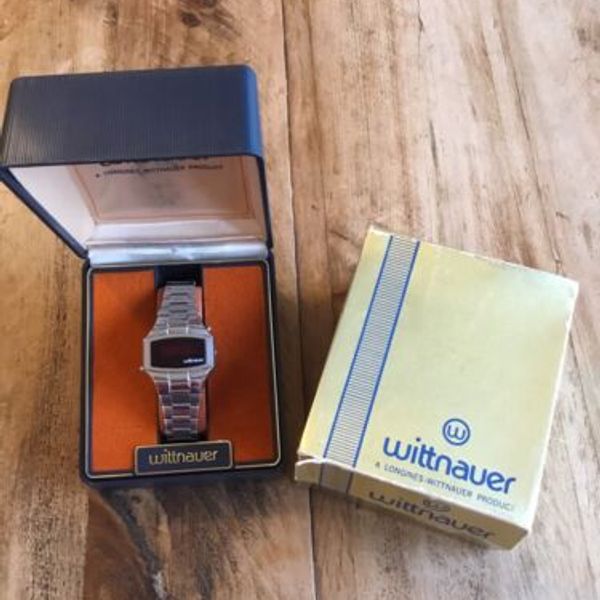 Wittnauer Polara LED Vintage Watch 70â s Original Box | WatchCharts ...