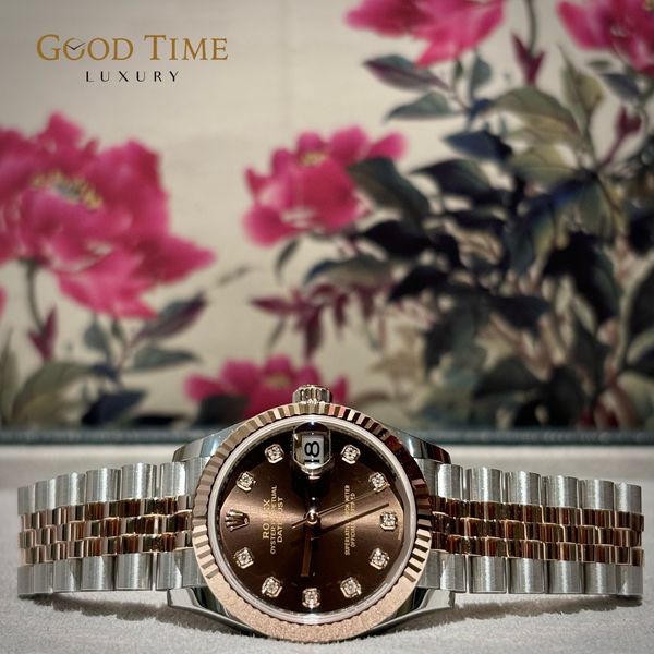 2024 NOV BNIB Rolex Datejust 31 278271 Choco Diamond Dial 278271G ...