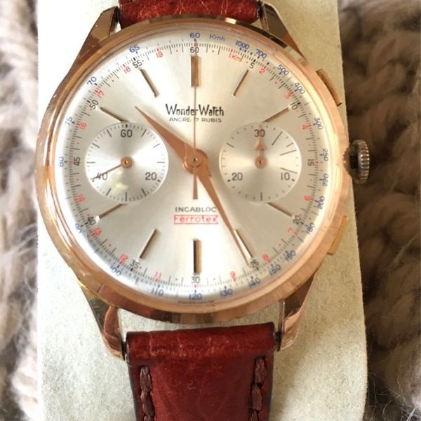 FS: Gallet (Wonder Watch) gold plated manual wind landeron 248 ...