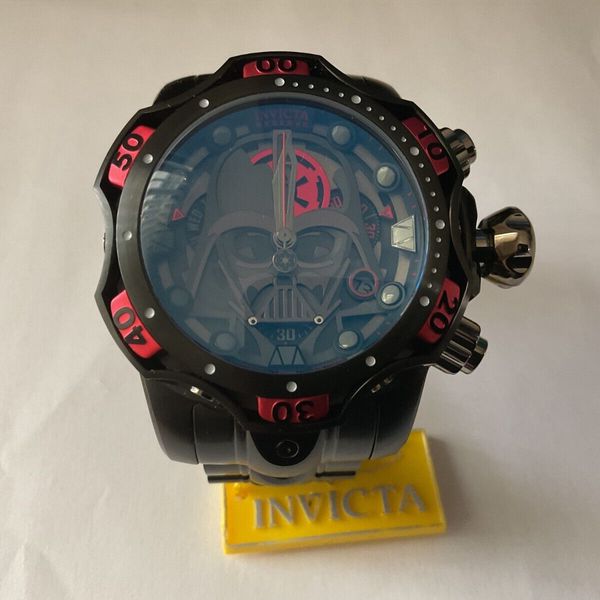 Invicta 35359 Star Wars Darth Vader Limited Edition Quartz Stainless ...