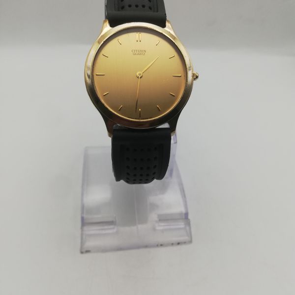 [WTS] vintage Citizen Quartz 6020y Golden Dial Japanese Second Handless ...