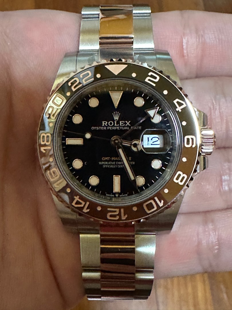 Brand new BNIB Nov 2023 Rolex Root beer GMT Master II 126711CHNR Full ...