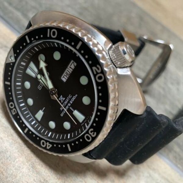 Seiko Prospex Turtle Black Men's Watch - SRP777 | WatchCharts
