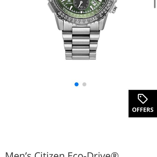 Menâ s Citizen Eco-Drive Promaster Air Navihawk Chronograph Watch Olive ...