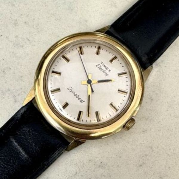 VERY GOOD, CLEAN Vintage 1970s Menâ s TIMEX Electric DYNABEAT - RUNNING ...