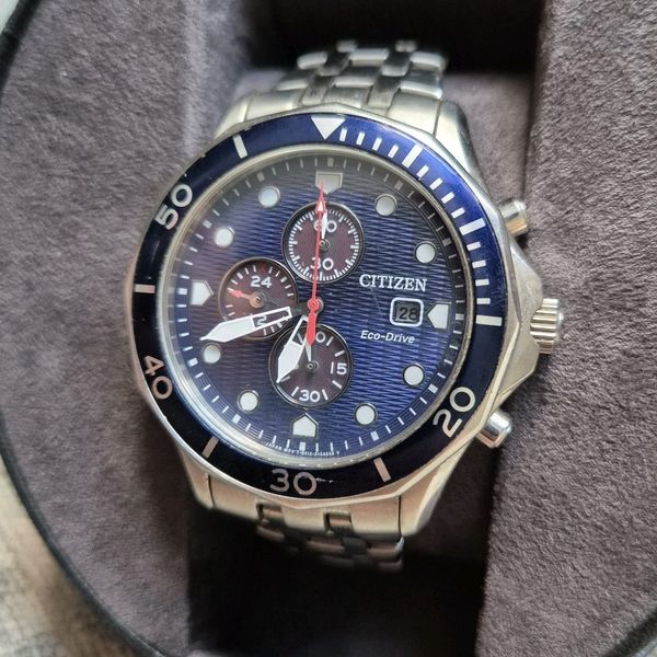 Mens Citizen Eco Drive Vintage Style Chronograph Watch | WatchCharts ...