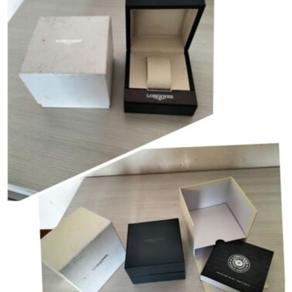 90s LONGINES VINTAGE WATCH BOX UHRENBOX SCATOLA OUTERBOX+ BOOKLET ...