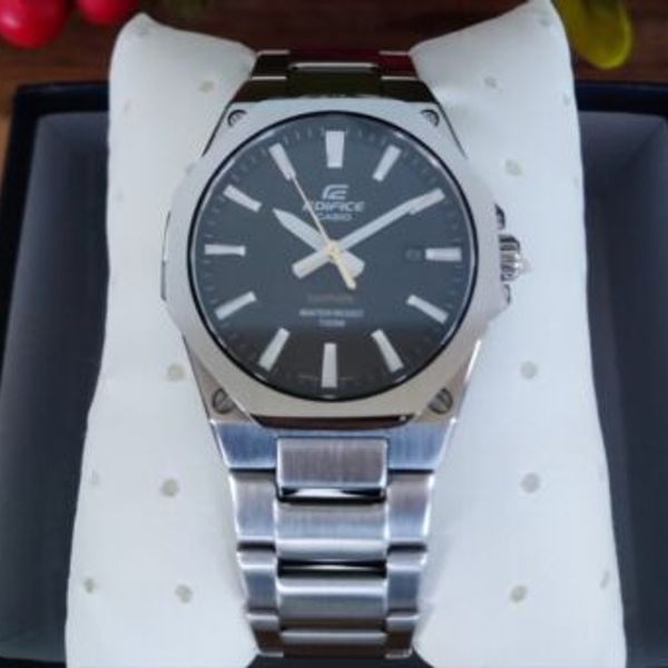 Casio Edifice Slim Line Sapphire EFR-S108D-1A Quartz Watch ...
