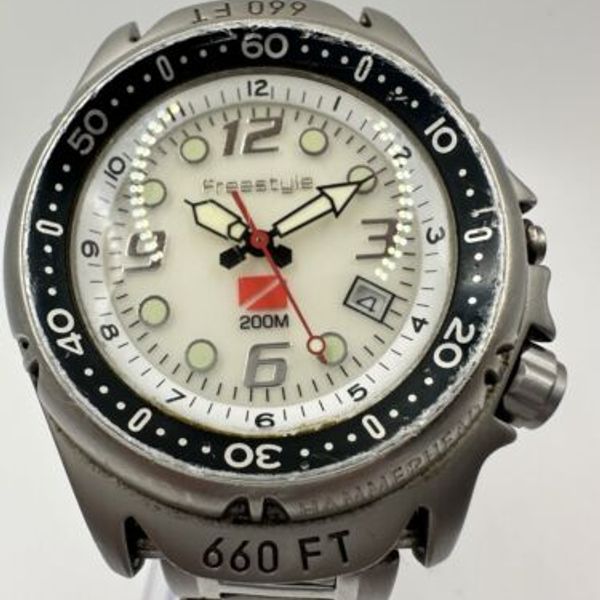 Freestyle Hammerhead 75449 Diver’s Men’s Watch 660FT. 42mm Stainless ...
