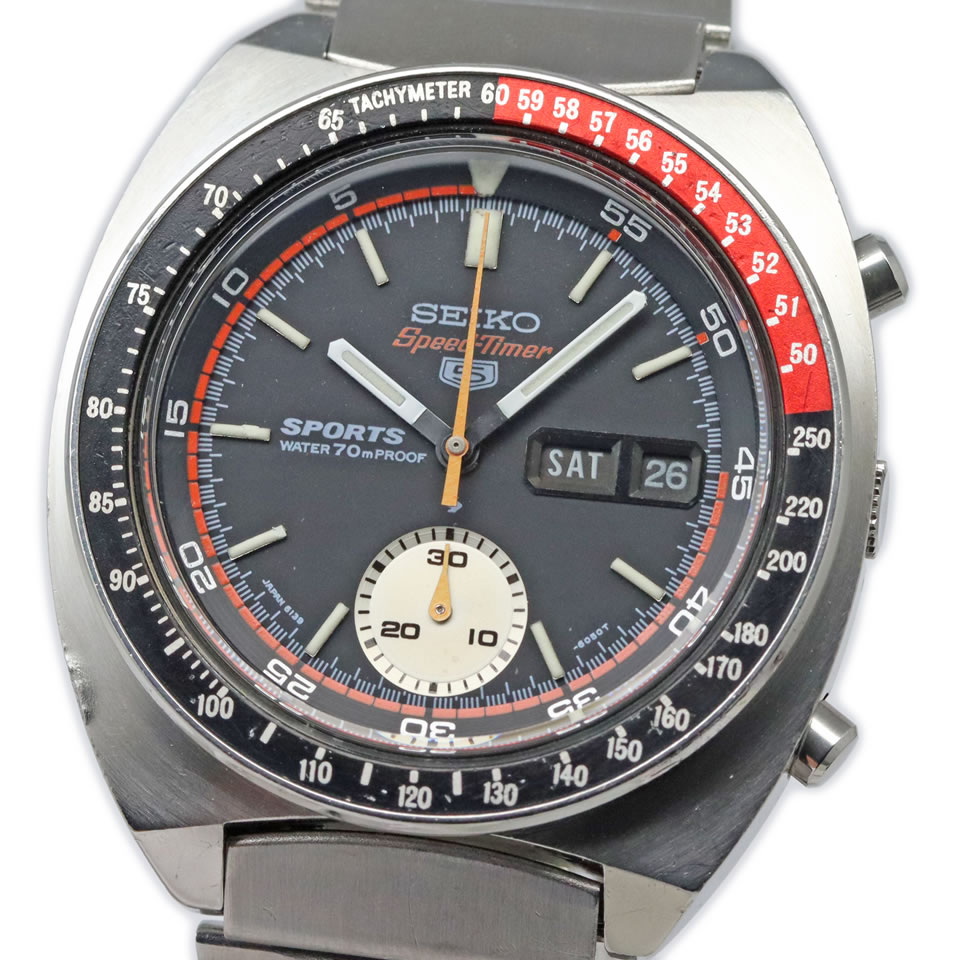 SEIKO 5 Sports Speedtimer "Coke" 6139-6031 Seiko 5 Sports Speedtimer ...