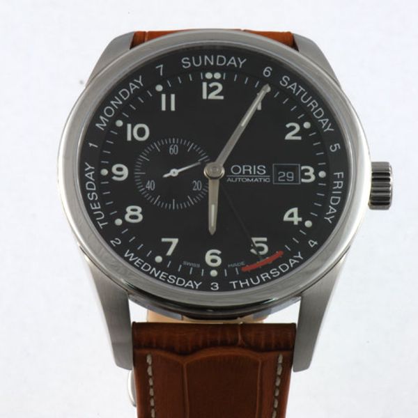FS: Oris Classic XXL Pointer Day 645 7529 40 64 with steel bracelet ...