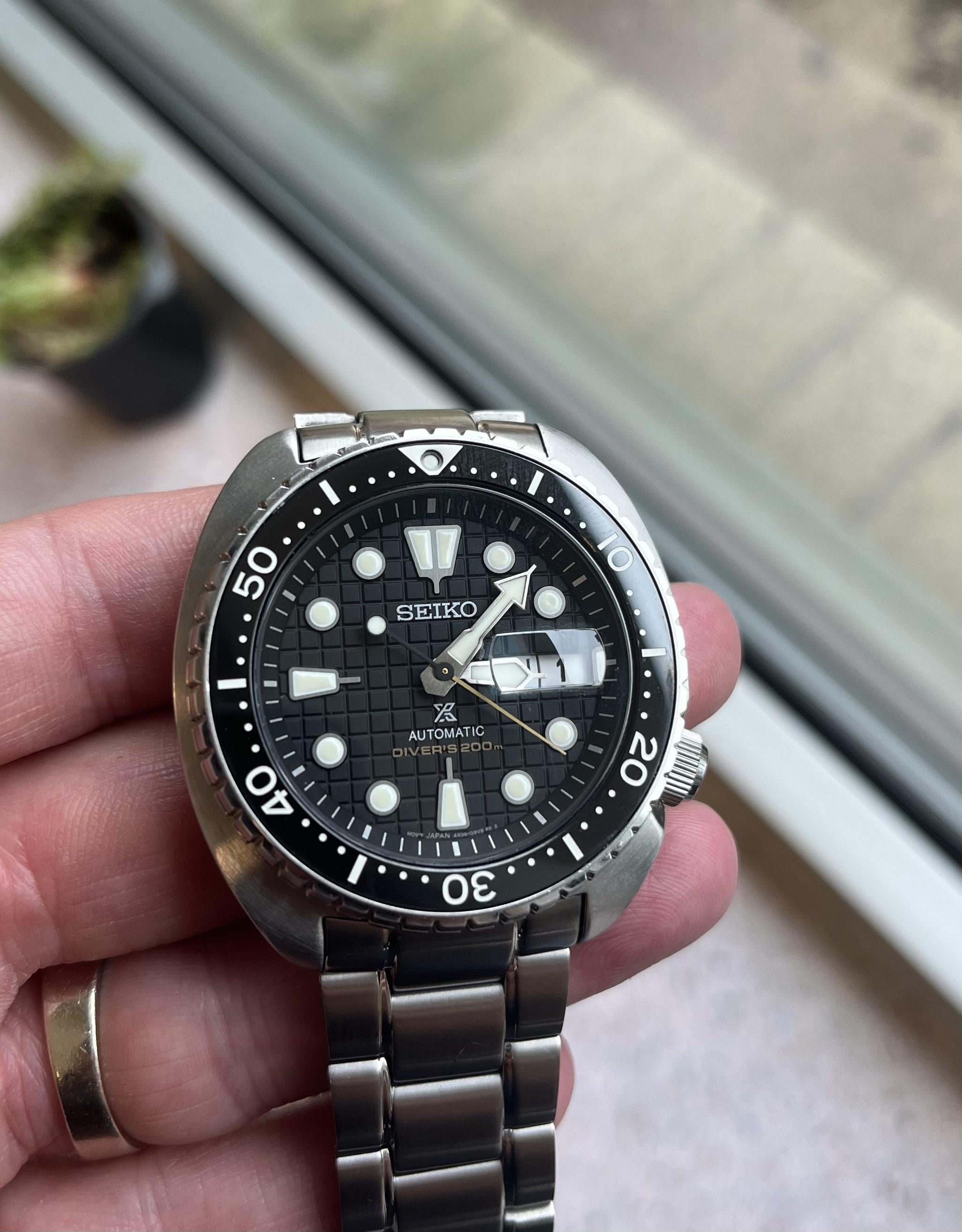 [WTS] Seiko SRPE03 Turtle Black Grenade Dial Sapphire | WatchCharts ...