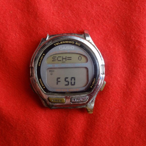 Vintage CASIO Databank DB-560 [Broken Case] For Spare/Parts or Repair ...
