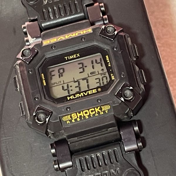 Vintage Rare TIMEX HUMVEE Indiglo Shock Resistant Men's Watch! New ...