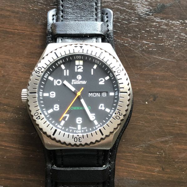 FS: Tutima Commando 300M Diver - Titanium w/ Bund Strap - Left Hand ...