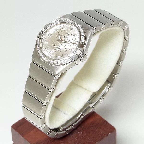 Omega OMEGA Constellation Blush 123.15.24.60.5 Diamond Bezel Quartz ...