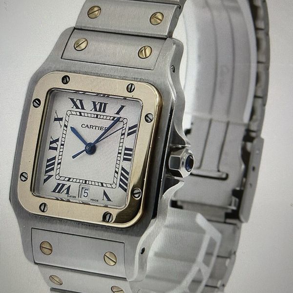 Cartier Santos Galbee W20011C4 Two Tone Mens Watch | WatchCharts ...
