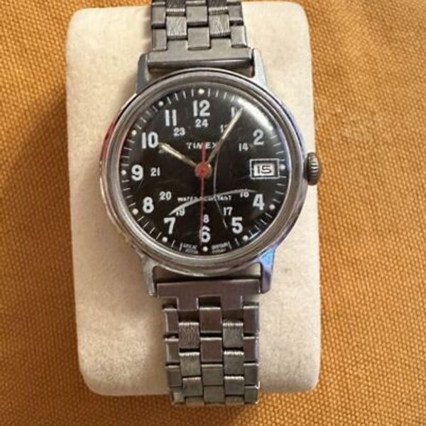 Vintage Timex Sprite Military Style Mechanical Watch 22728-02580 ...