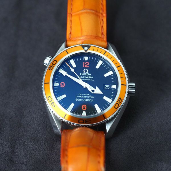 Omega Seamaster Planet Ocean 600m Chronometer ORANGE 2909.50.38 ...