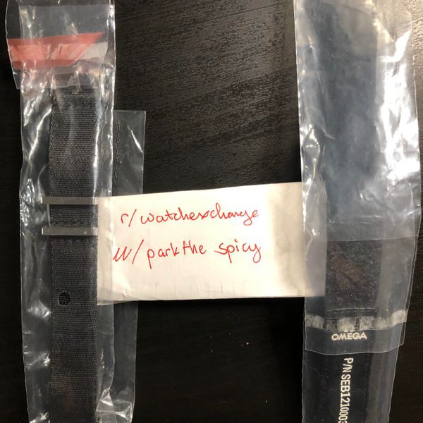 [WTS] Omega SpeedMaster Professional Velcro and Nato Black Straps ...