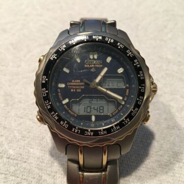 Citizen Eco-Drive Men's Titanium Watch GN 4W UL | WatchCharts