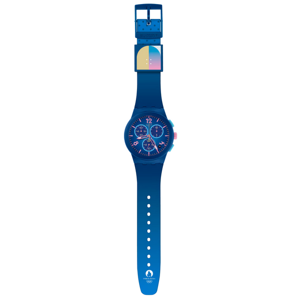 Swatch Chrono Watch Paris Olympics 2024 Editon SUSN420 NIB ...