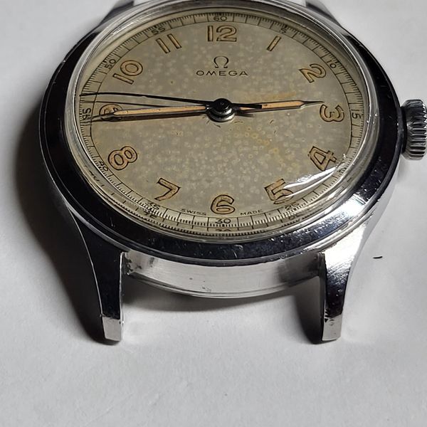 VINTAGE OMEGA 2179/5 MILITARY WWII CAL 30T2 SC STAINLESS MEN'S WATCH ...