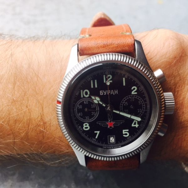 SOLD. FSoT: BURAN pilot chronograph. | WatchCharts Marketplace