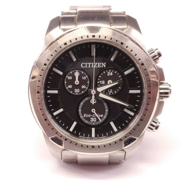 Citizen Eco-Drive H500-S100666 43mm Men's Chrono Watch, 100m Water ...