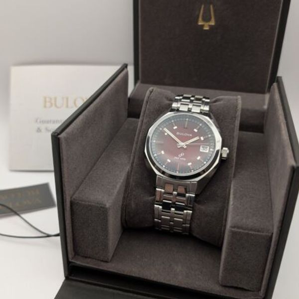 Bulova Jet Star 50th Anniversary Edition Merlot Red Dial - HAQ Watch ...