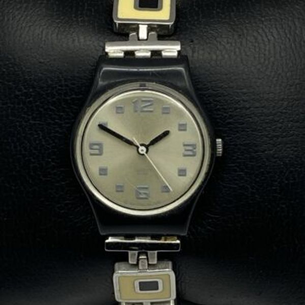 24mm Swatch Swiss Chessboard Wristwatch WR 838 Untested For Parts ...