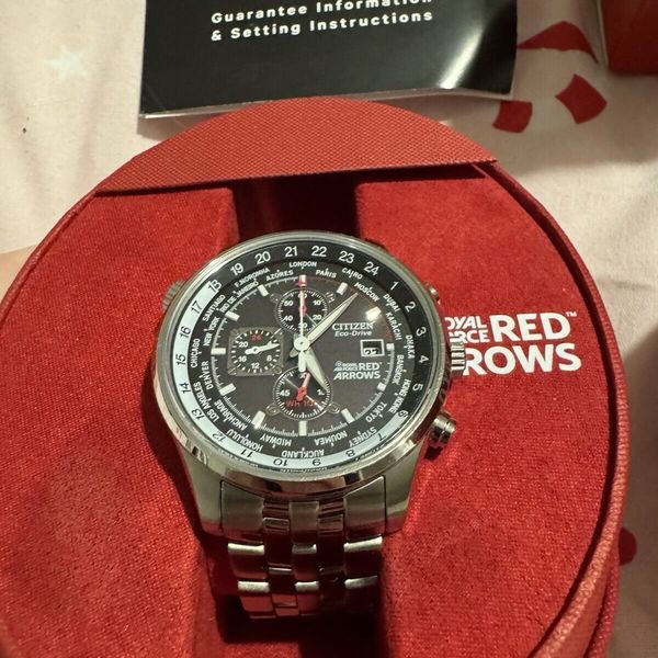 Citizen CA0080-54E Stainless Steel Chronograph Mens Watch - Silver ...