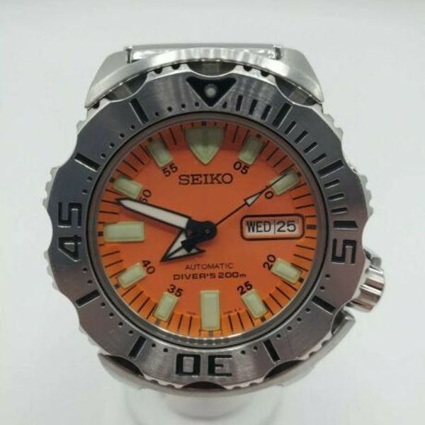 Seiko Orange Monster SKX781 7S26-0350 Wrist Watch Divers 200 Good ...