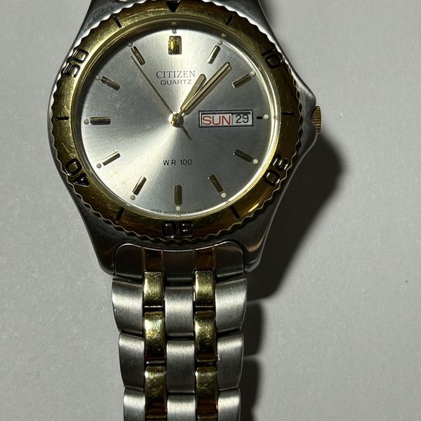 Citizen WR 100 Menâ s Watch (needs battery) | WatchCharts Marketplace