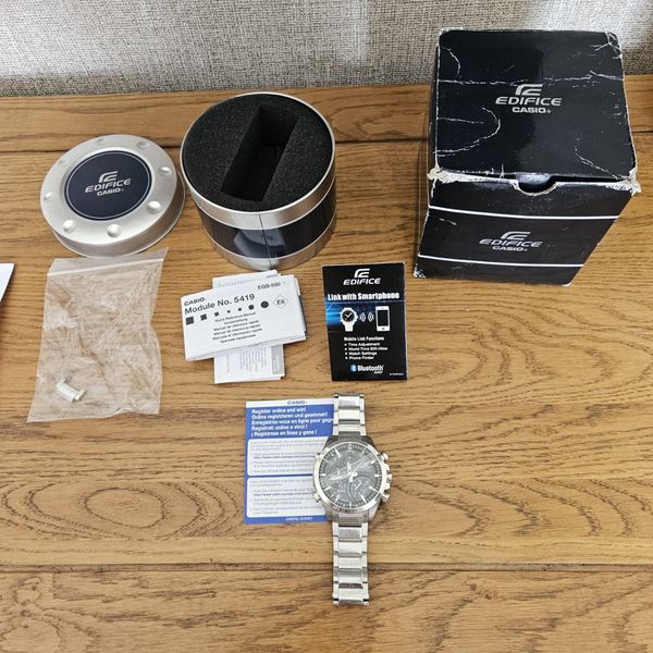 Casio Edifice EQB-500 Solar-Powered Watch | WatchCharts Marketplace