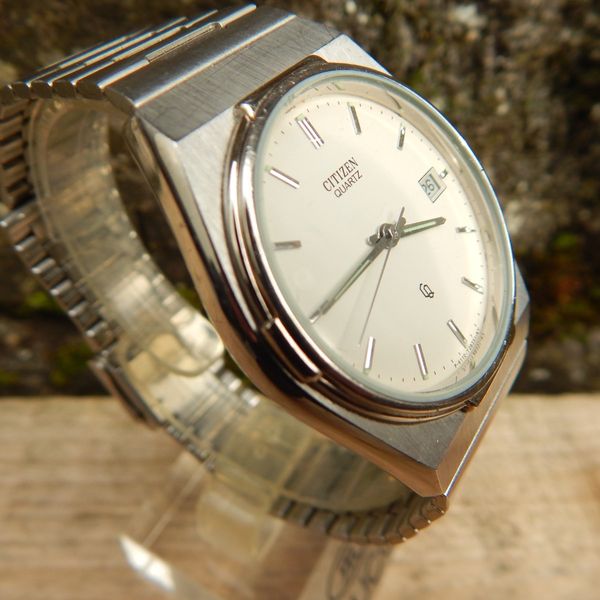 Vintage Citizen stainless steel Quartz watch made in Japan ...
