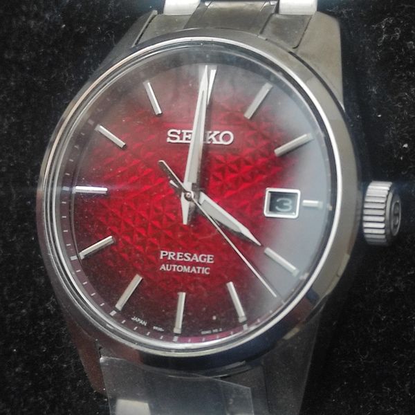 Seiko Presage Sharp Edge ref. Spb227J1 Cal.6r35 Red Dial Automatic ...
