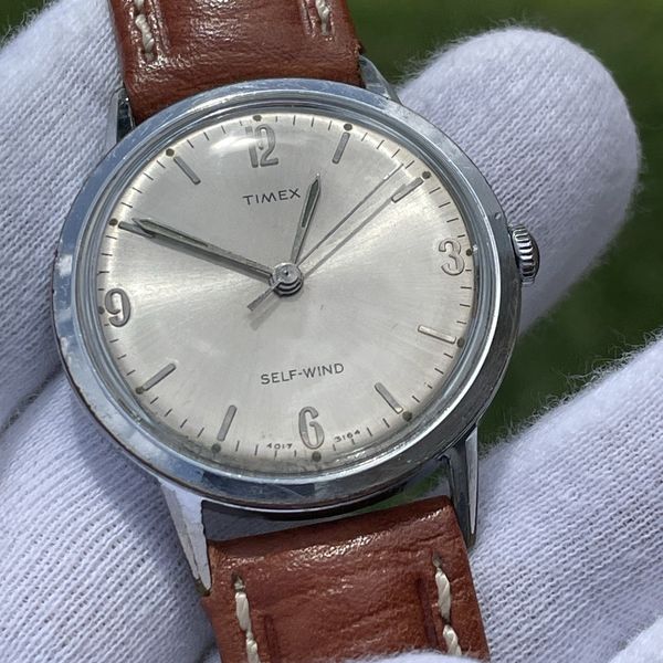 Vintage 1964 Timex Viscount Series Self-Wind Mechanic Men's Watch Serviced | WatchCharts Marketplace