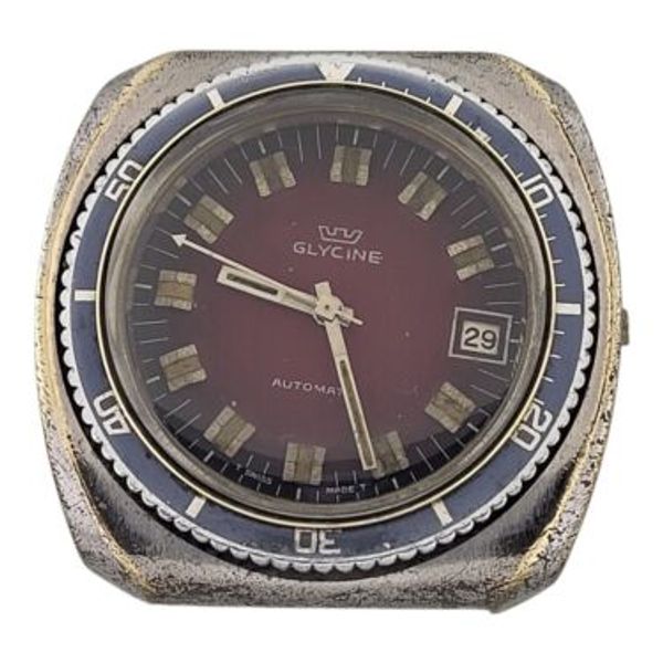 Vintage Glycine Automatic Watch 313.144 with Date for Project or Repair ...