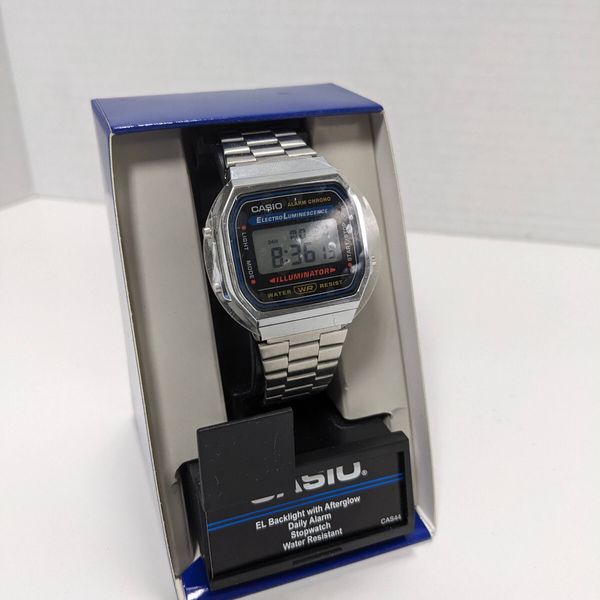 Casio A168W, Classic Digital Watch, Chronograph, Alarm, Day/Date, Illuminator | WatchCharts ...