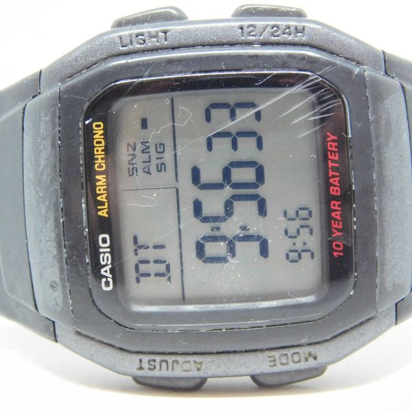 CASIO 3239 W-96H Chronograph Quartz Digital Men's Watch | WatchCharts ...