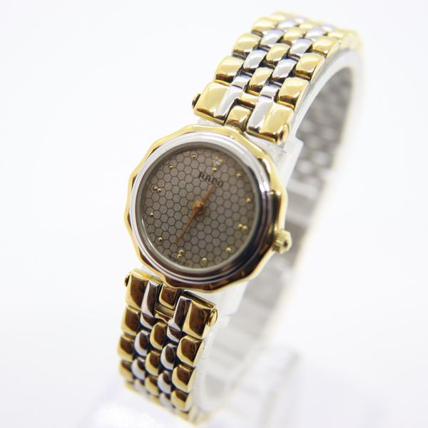 Rado Watch Ladies 22mm Round Quartz Silver Vintage Swiss Made ...