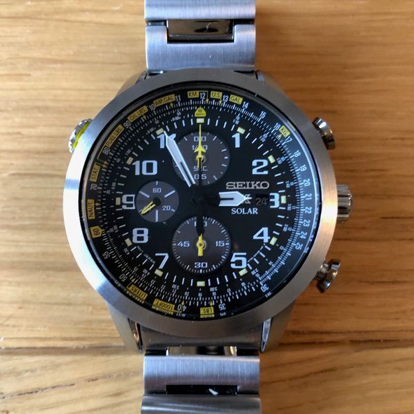 [WTS] Seiko Prospex SSC349P1 Sky Solar Chronograph Pilots Men's Watch ...