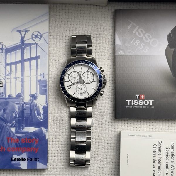 Tissot T106417A Chronograph Watch â White Dial (Original Box Included ...