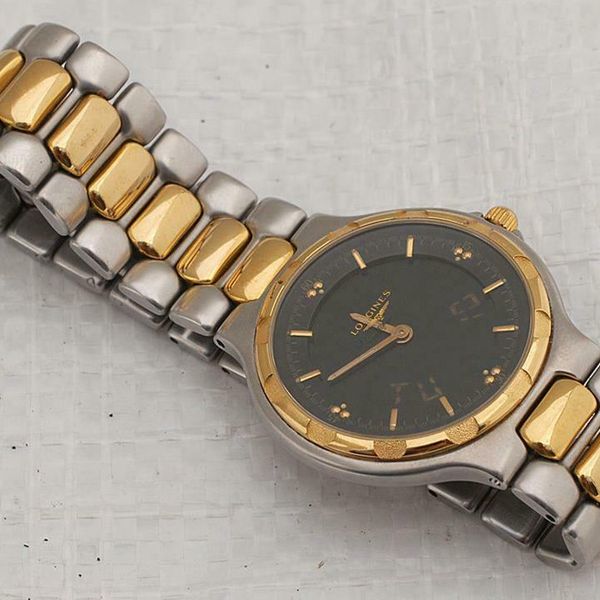 Longines Model Depose Eol Men's Watch Conquest 2 Tone Digital l1 622 3 ...