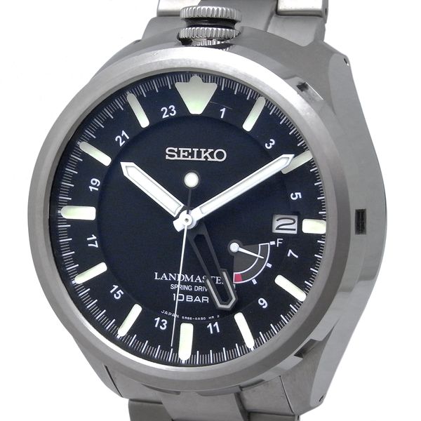 "Men" [Used] Seiko Prospex Landmaster Spring Drive GMT Date Men's ...