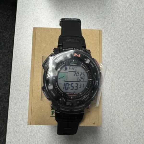 Casio ProTrek PRW2500 Model 3258 Black Men's Wristwatch | WatchCharts ...