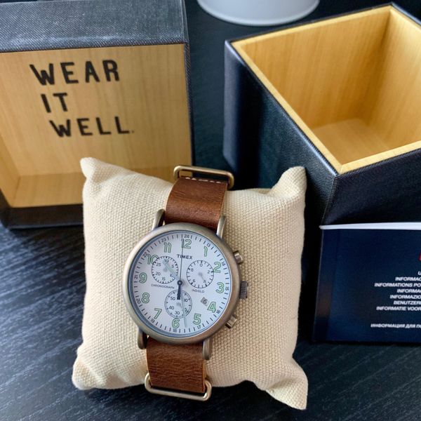[WTS] Timex Weekender Antique Bronze Chronograph - $75 - Not in ...