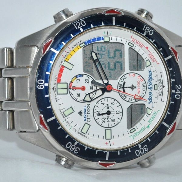 Citizen Stars & Stripes 2000 America’s Cup Promaster NaviSurf Watch ...