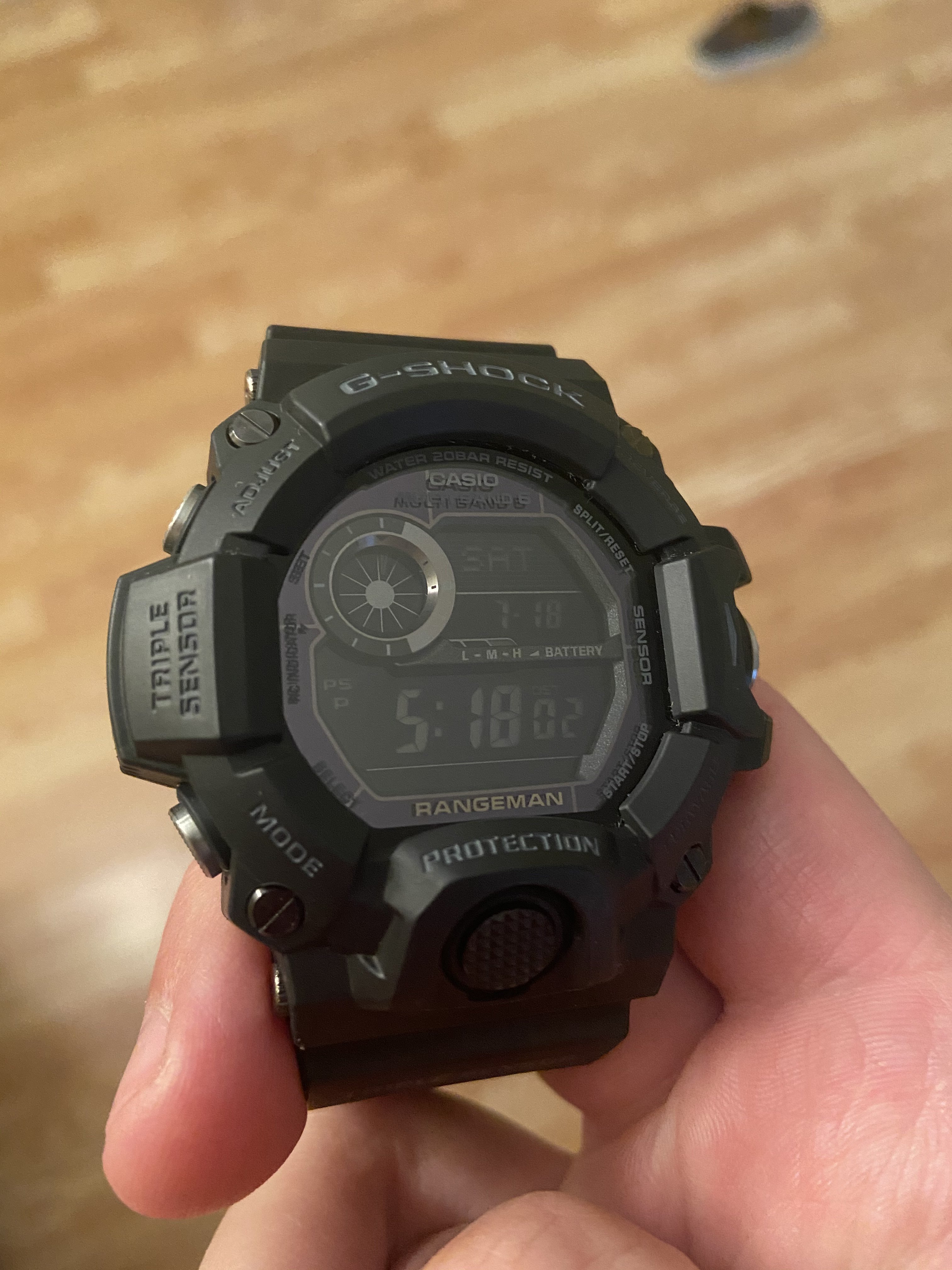 Casio G-Shock Rangeman GW9400-1B | WatchCharts